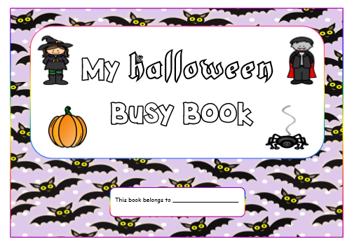 Halloween Busy Book – Childcare Fairy