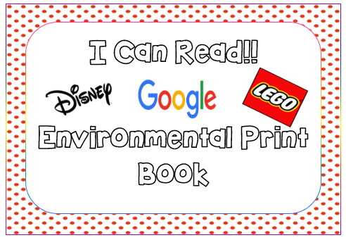 Environmental Print Book Digital Download – Childcare Fairy