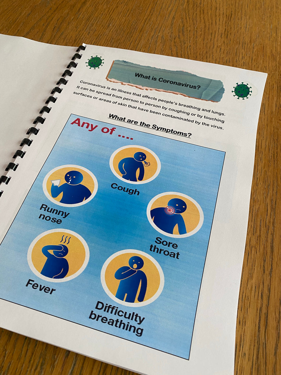 COVID-19 Scrapbook Bound and Protected Book – Childcare Fairy