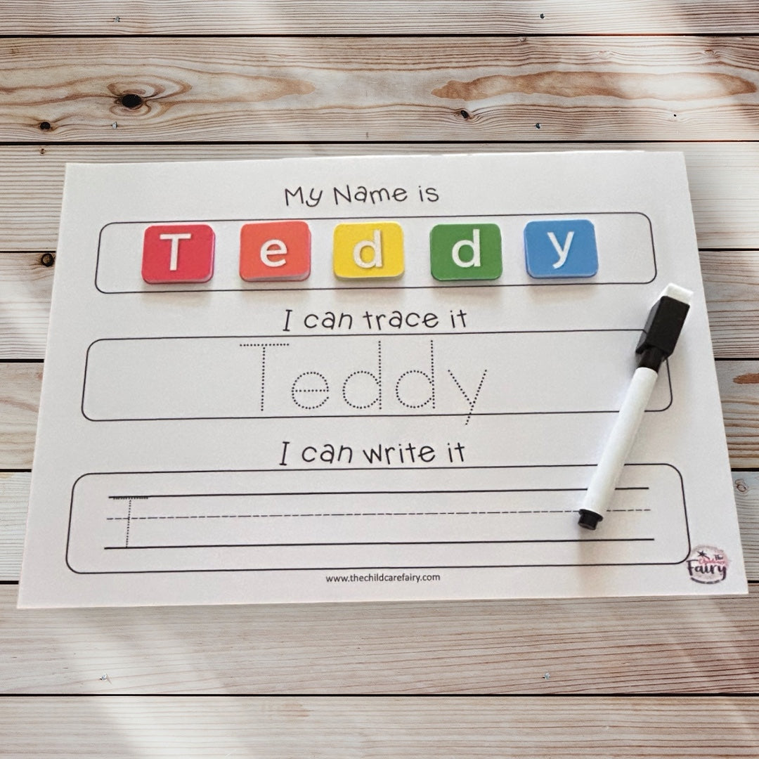 Name Recognition Learning Mat -Stage 2 – Childcare Fairy