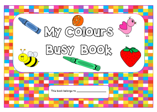 My Colours Busy Book – Childcare Fairy