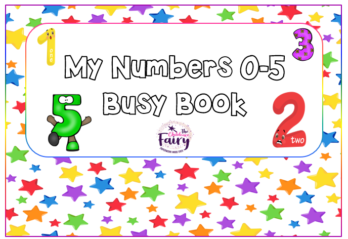 My Numbers 0-5 Busy Book – Childcare Fairy
