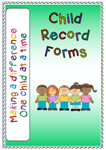 Child Record Forms – Childcare Fairy
