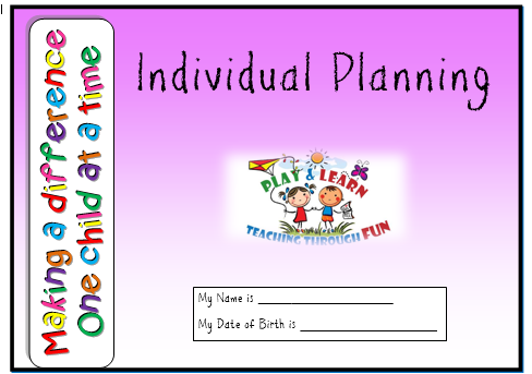 Individual Planning Book – Childcare Fairy